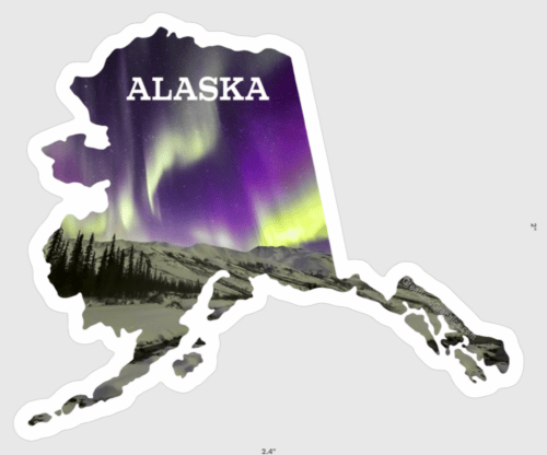 Holographic Aurora Stickers - 4 pack - Greatland Graphics