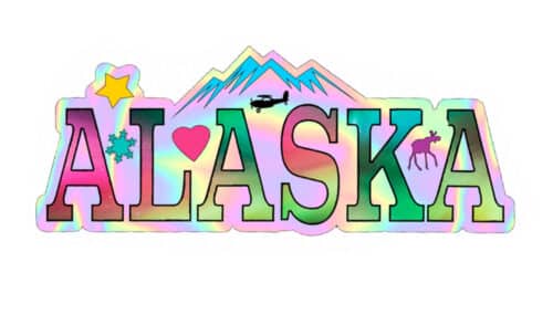 Holographic Aurora Sticker Sheet - Greatland Graphics