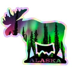 Holographic Aurora Sticker Sheet - Greatland Graphics