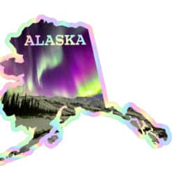 Holographic Aurora Sticker Sheet - Greatland Graphics