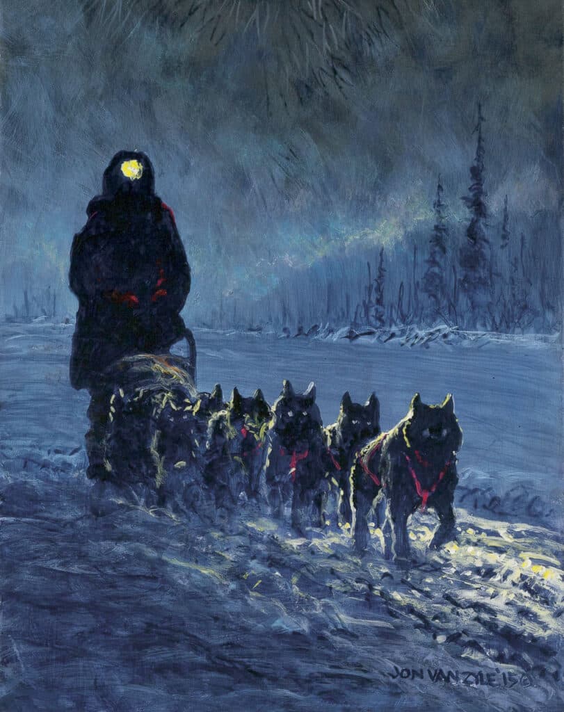 Night Rider limited edition print by Jon Van Zyle - Greatland Graphics